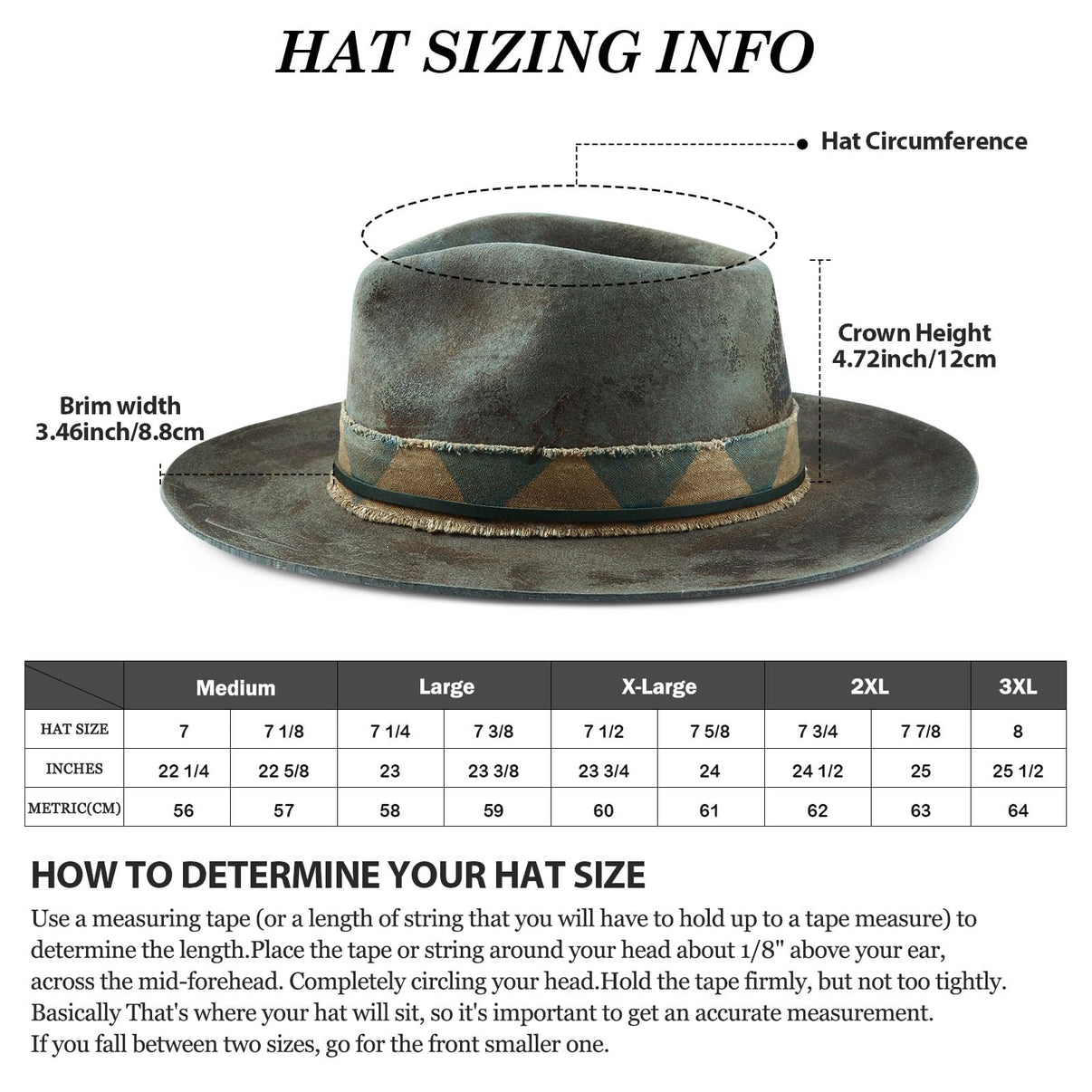 Vestige - Handcrafted Burned Distressed Wide Brim Fedora Hat – Ruediger Hats