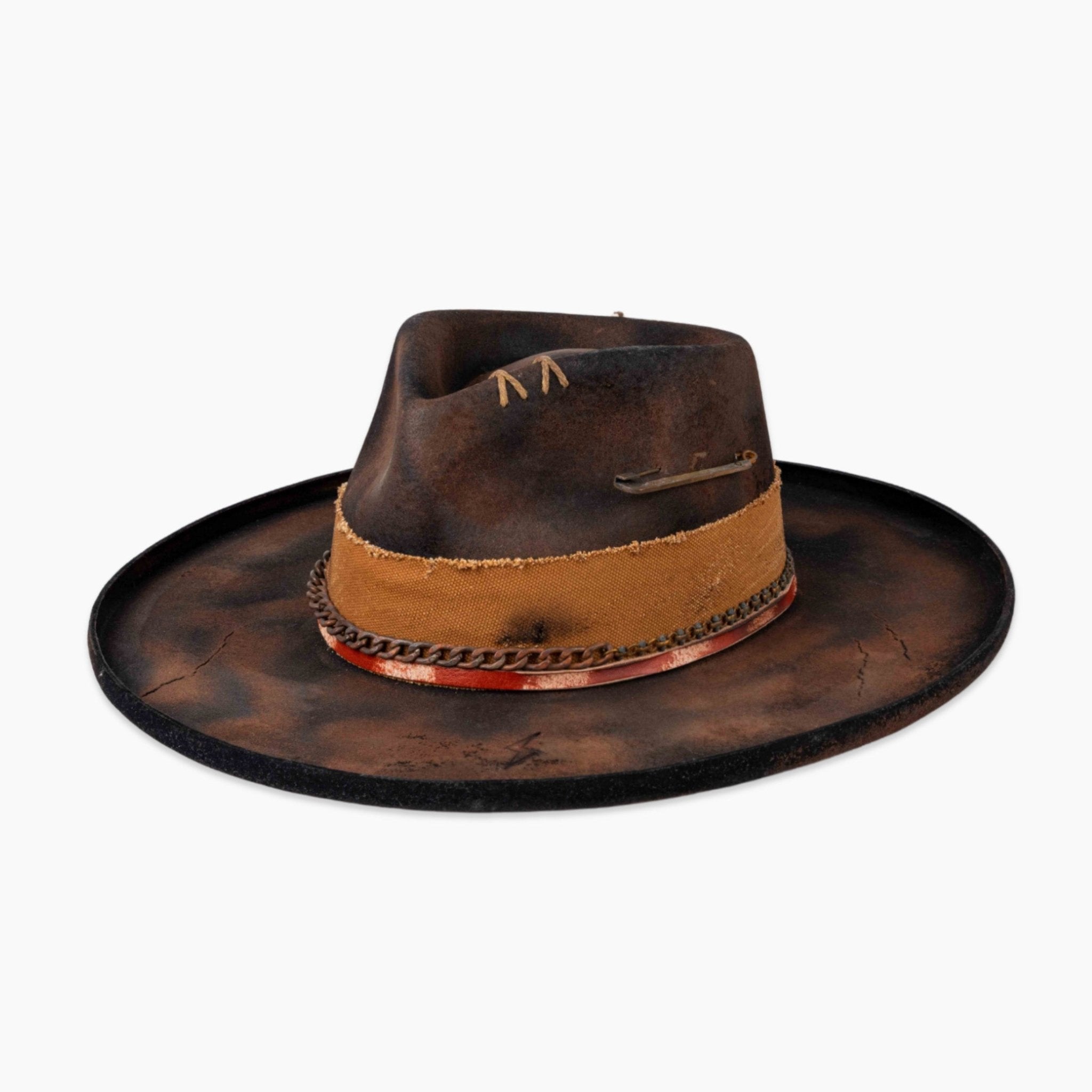 Outrider – Western Fedora with Raw Edge Look – Ruediger Hats