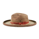 Ruediger Hats | Premium Vintage Wool Felt Stiff Flat Brim Fedora Hat
