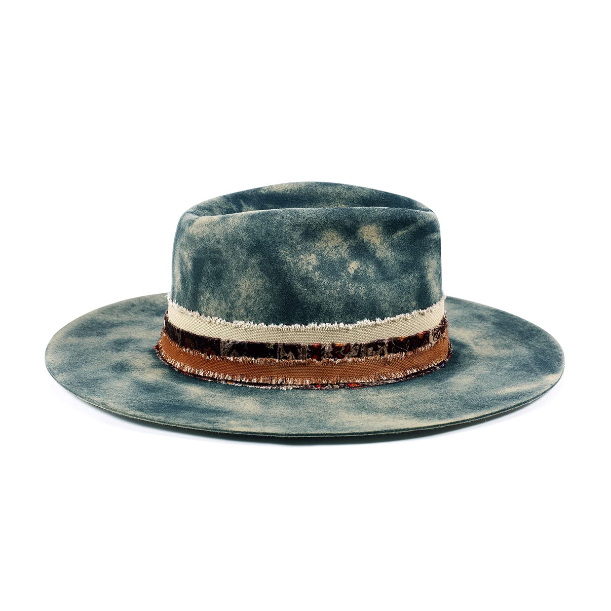 Nebula - Distressed Classic Fedora Wool Felt Hat – Ruediger Hats