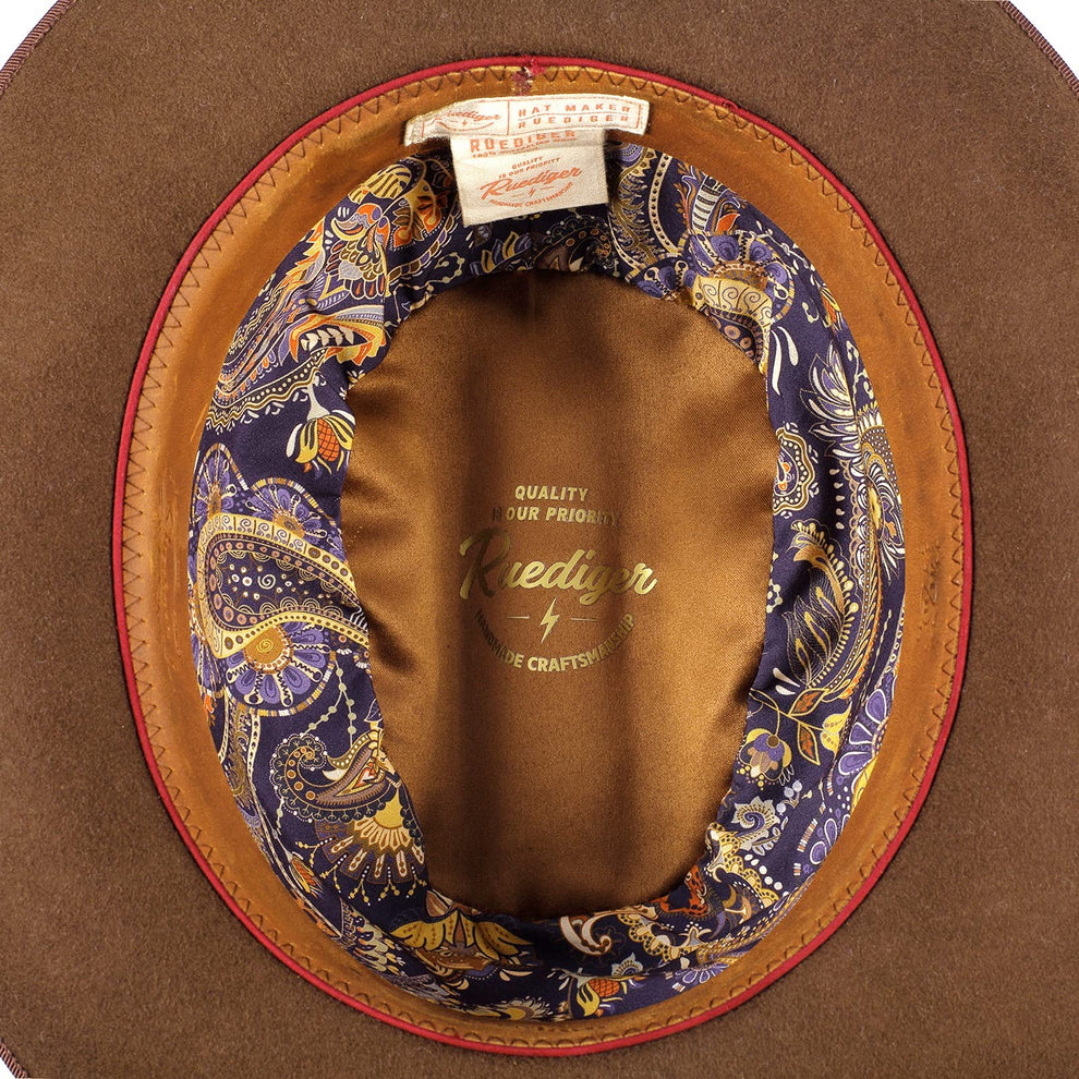Zenith - Distressed Finish Arrow Sign Vintage Western Hat – Ruediger Hats