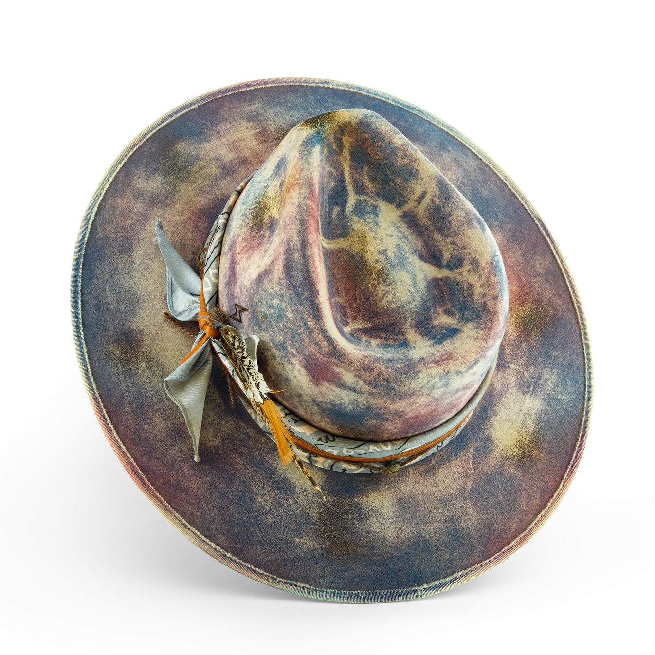 Wide Stiff Brim Felt Fedora | Ruediger Hats